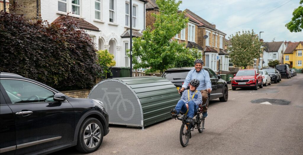 Lambeth introduces adapted bike hangars for residents - Love LambethLove Lambeth