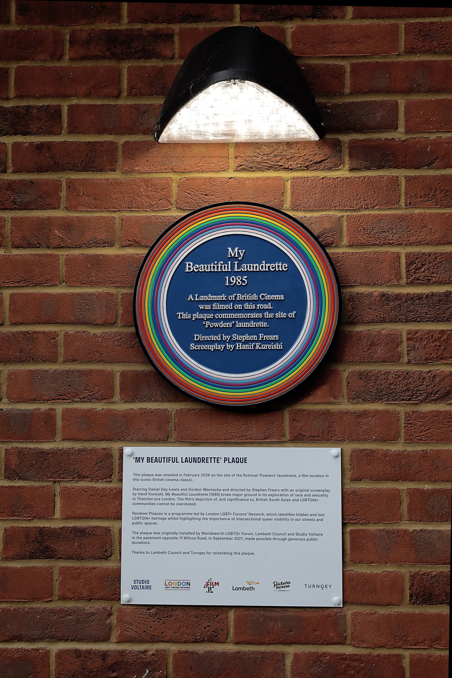 Rainbow plaque re-installed in LGBTQ+ History Month - Love LambethLove ...